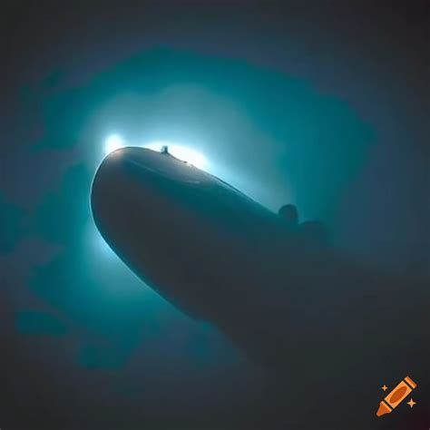 Image Of A Submarine Launching A Torpedo