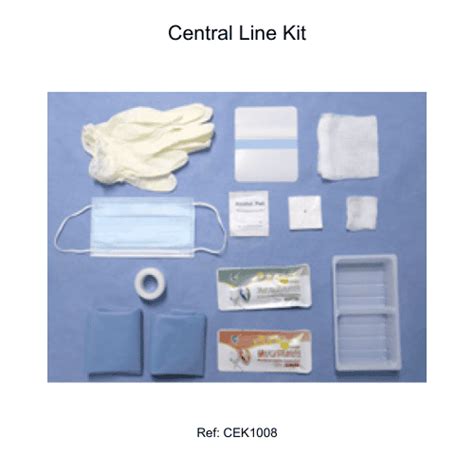 Central Line Kit Procedure Kits Neu Industries
