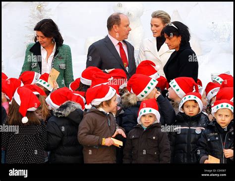 Princess Caroline Prince Albert Charlene Wittstock And Princess