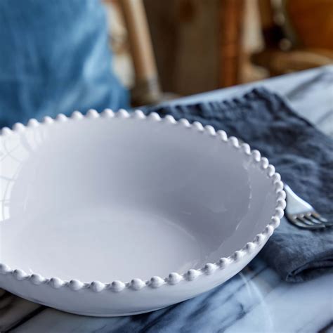 Nova Ceramics Costa Nova Pearl White Souppasta Plate Norwich