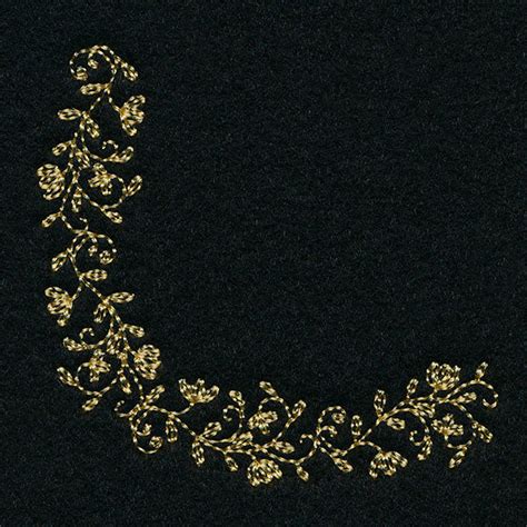 Delicate Gilded Corner 4 Urban Threads