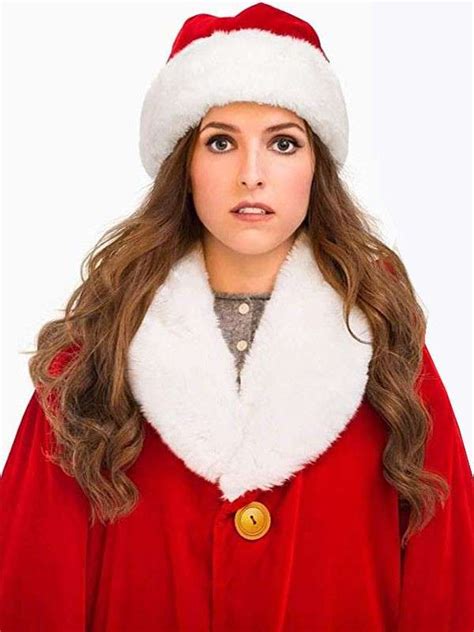 Anna Kendrick Noelle Shearling Christmas Coat New American Jackets