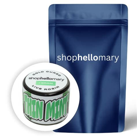 Thin Mint Thca Rosin Shop Hello Mary