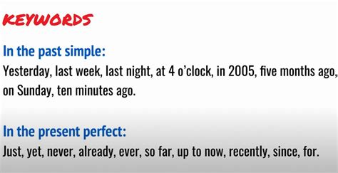 Present Perfect Or Simple Past Tense Exercise PDF