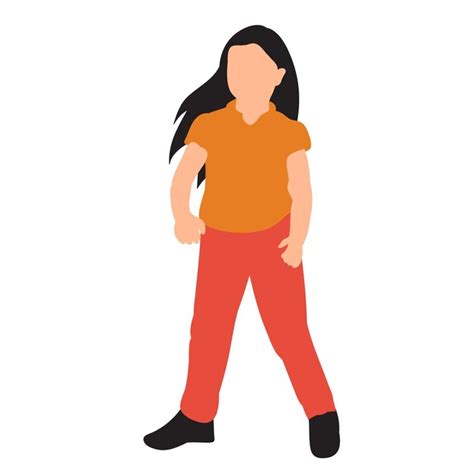 Premium Vector Girl Dancing Flat Style