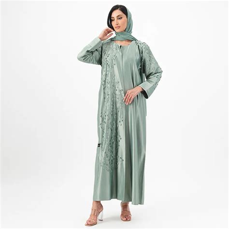 Buy Light Green Abaya Meem By Mariyah