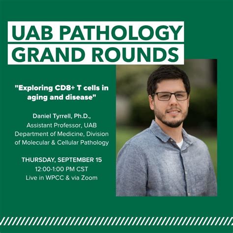 Dr Tyrrell Presents At Pathology Grand Rounds Daniel Tyrrell Lab