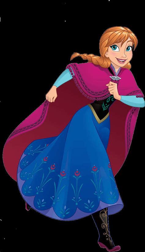 Download Frozen Anna Smiling Character Art