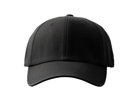 Mockup Black Baseball Cap Isolated 27252610 Png