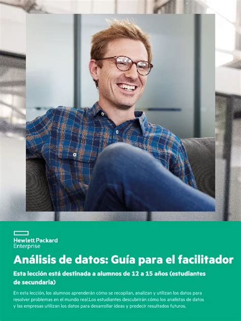 Hpe Data Analytics Lesson Plan Ages 12 15