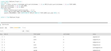 Snowflake Splitsplitpart And Flatten Cloudyard