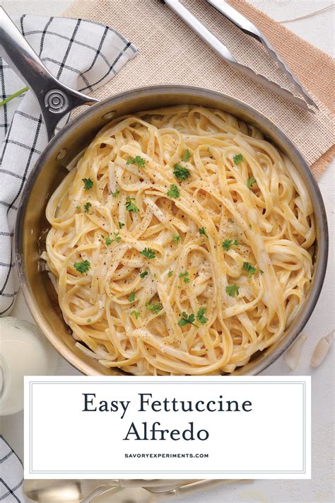 Easy Fettuccine Alfredo Recipe W 25 Variations Artofit