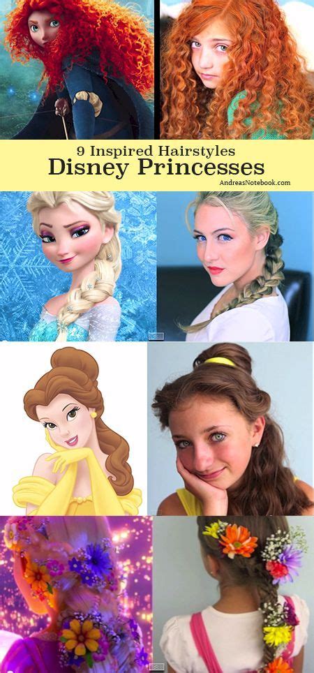 Disney Princess Hair Tutorials Andreas Notebook Disney Princess