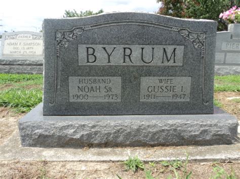 Noah Byrum Sr 1900 1973 Mémorial Find A Grave