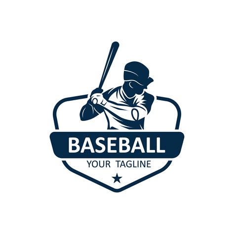 Béisbol Logo Vector Béisbol Insignia Deporte Logotipo Equipo