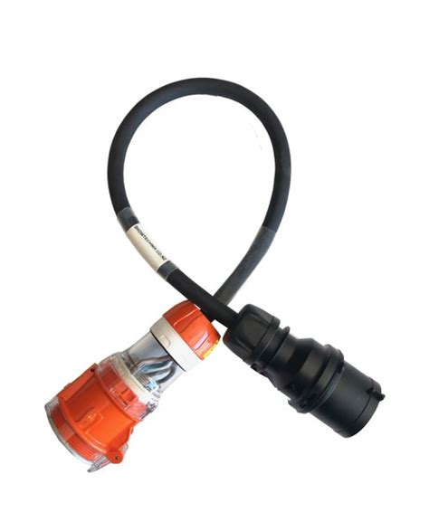 Ceeform 32a 3 Phase Plug To Pdl 32a 3 Phase Socket 1m