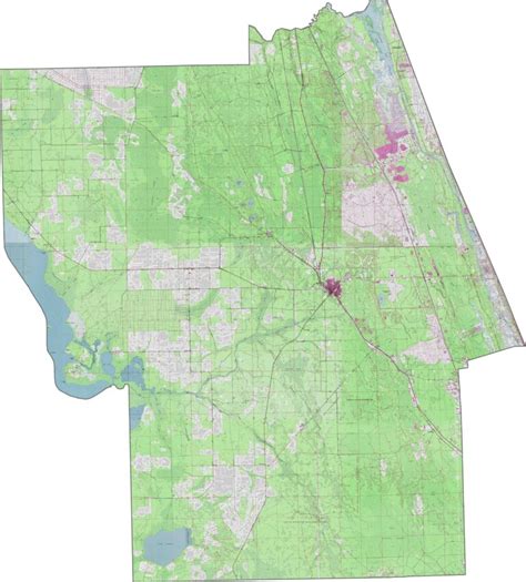 Flagler County Map Florida Us County Maps