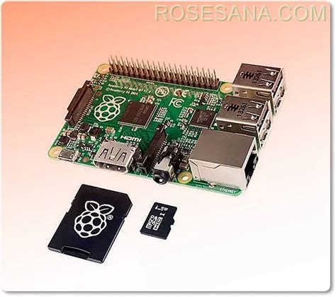 R Hardware Electronics Raspberry Pi Model B With GB Micro SD Card Bundle