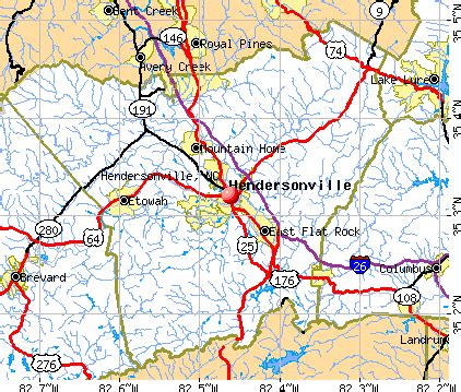 Hendersonville North Carolina Nc 28792 Profile Population Maps