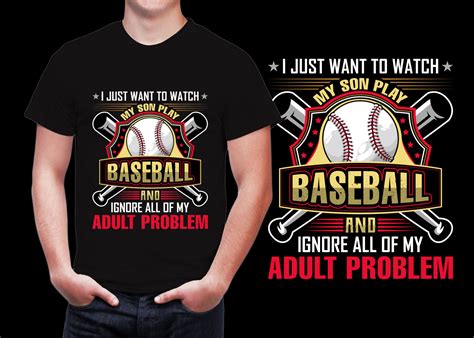 Baseball T Shirt Design By Rronysaha On Behance