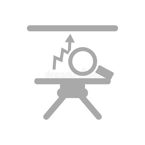 Data Graph Chart Growth Rate Business Analysis Grey Icon Stock