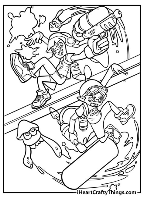 Splatoon Coloring Pages 2025