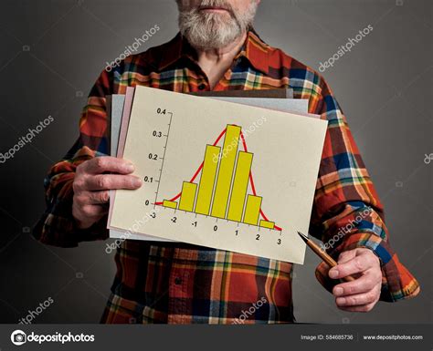 Gaussian Bell Normal Distribution Curve Histogram Graph Spiral Notebook