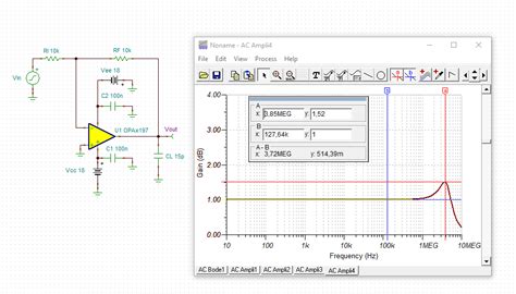 Opa197 Glitching At The Output Opa197 Unity Gain Inverting Amplifier Amplifiers Forum