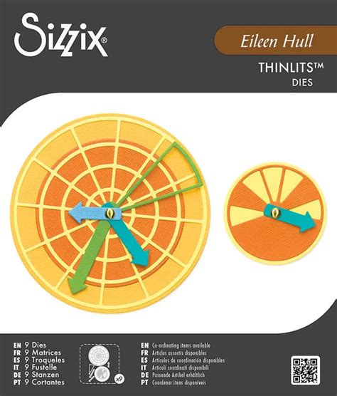 Sizzix Rainbow Wheels Thinlits Die Set 9pk By Eileen Hull