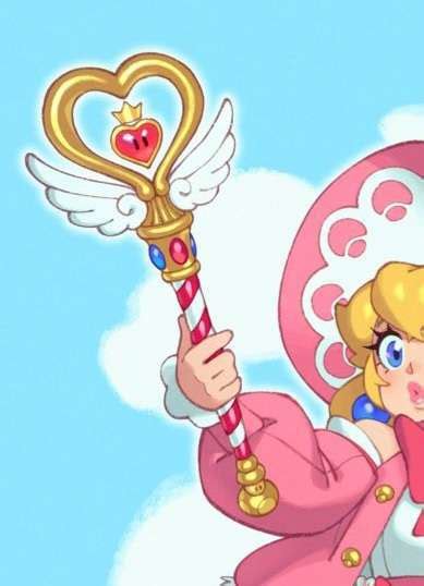Princess Peach Magic Girl Wand