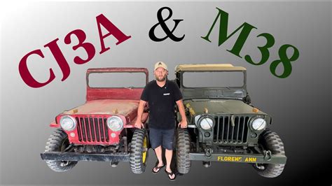 Comparison Of Jeep Cj3a And M38 Youtube