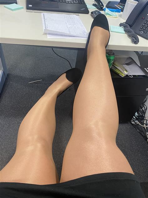 Busy Day In The Office 😈 R Pantyhose