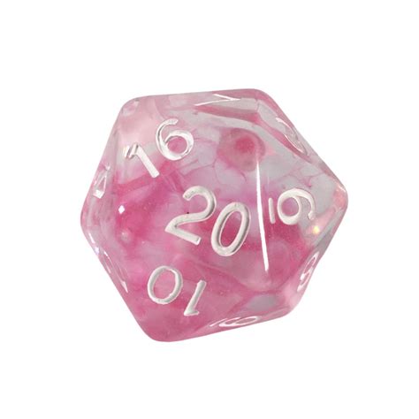 Diffusion Dice Cherry Blossom Extra Large Ttrpg Dice Sets Addon Dark Elf Dice