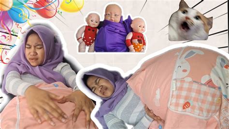 DRAMA IBU HAMIL JUMBO MELAHIRKAN BAYI KEMBAR TIGA 😧😧 - YouTube