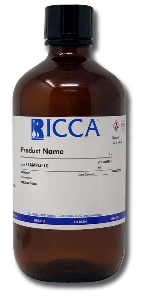Bromate Bromide Solution 00250 Normal N40 Ricca Chemical Company®