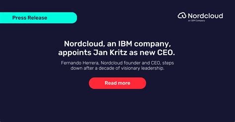 Nordcloud An Ibm Company Appoints Jan Kritz As New Ceo