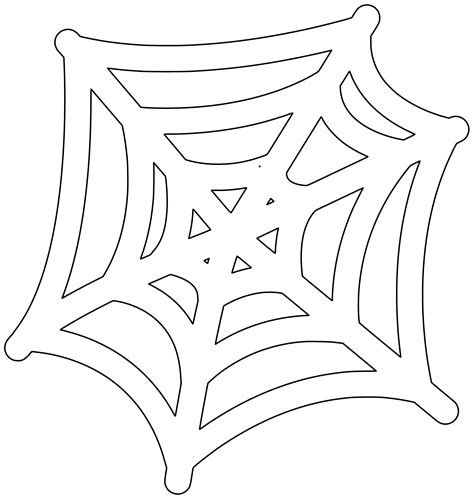 Shape Of Spider Web Free Printable Papercraft Templates