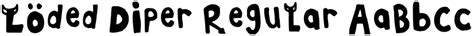 Loded Diper Font Download Free For Desktop And Webfont