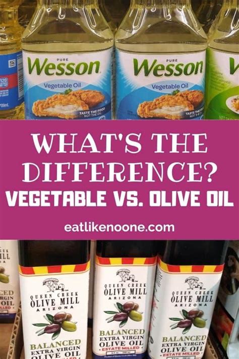 Vegetable Oil Vs Olive At Nicole Gibbs Blog
