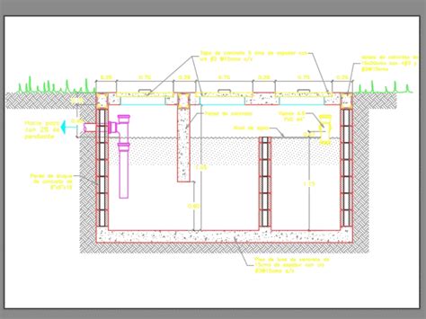 Detalle De Pozo De Absorcion En Autocad Cad 5789 Kb Bibliocad