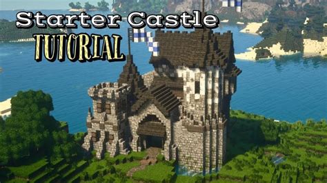 Building A Starter Castle Tutorial Minecraft Timelapse Minecraft