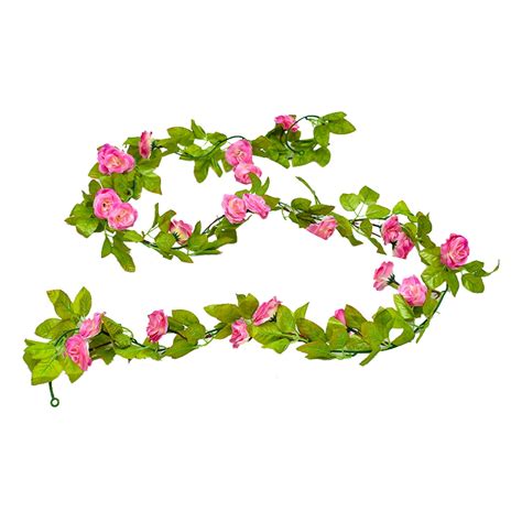 Artificial Flowers For Outdoors Garland Rose Vine Hanging Rose Ivy