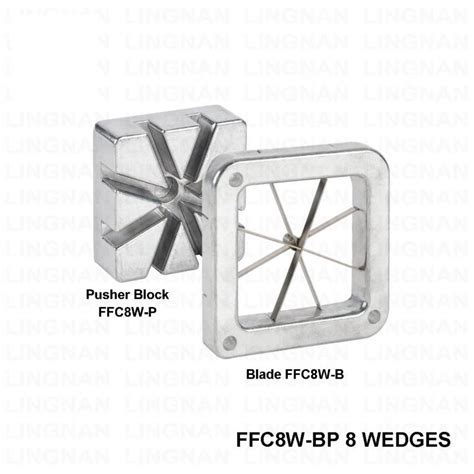 Cuchilla Y Bloque De 8 Porciones Para Cortador De Papas Generico