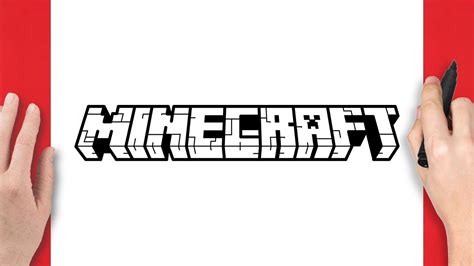 How To Draw Minecraft Logo