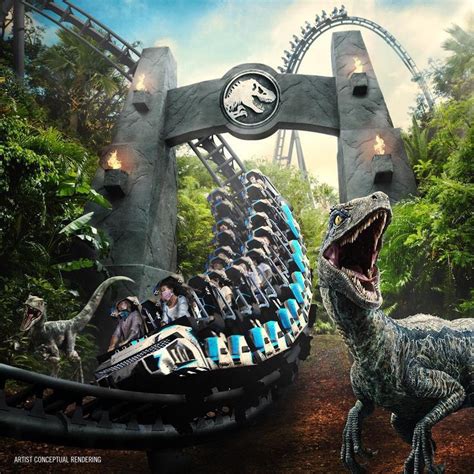 Jurassic World Velocicoaster Jurassic World Ride Velociraptor Roller