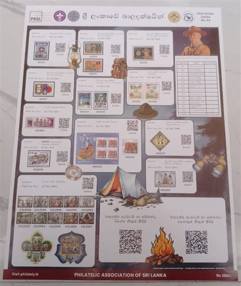 Poster 04 Scouting And Girl Guide Philately Lk