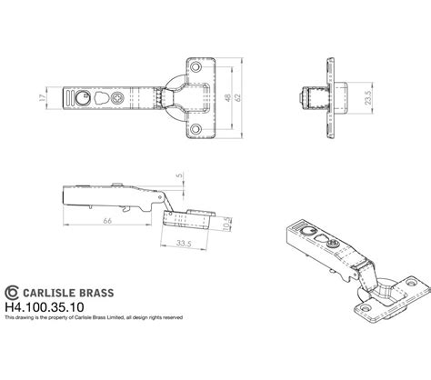 Cabinet Hinge Dwg Touch Cabinet Hinges 1 Pair 2 Pcs Face Frame 165