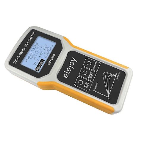 1600w Photovoltaic Panel Multimeter Solar Panel Mppt Tester Open