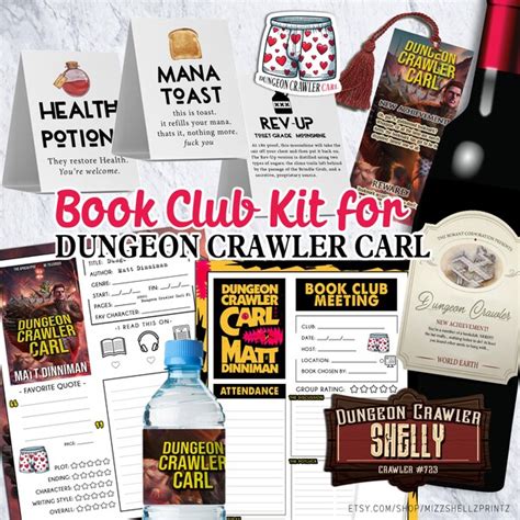 Dungeon Crawler Carl Merch Etsy