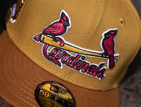 St Louis Cardinals Busch Stadium Wheat Peanut 59fifty Fitted Hat By
